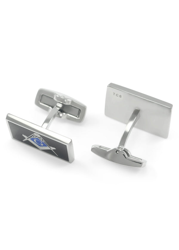 Silver Masonic Cufflinks | Freemason Cufflinks | Masonic Jewelry - The ...