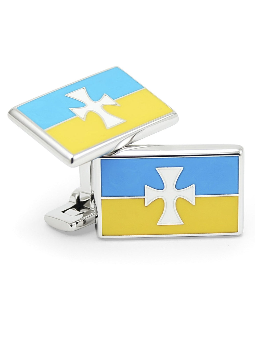 Silver Sigma Chi Cufflinks | Sigma Chi Flag Cufflinks - The Collegiate ...