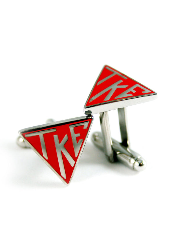 Tau Kappa Epsilon Triangle Cufflinks - The Collegiate Standard