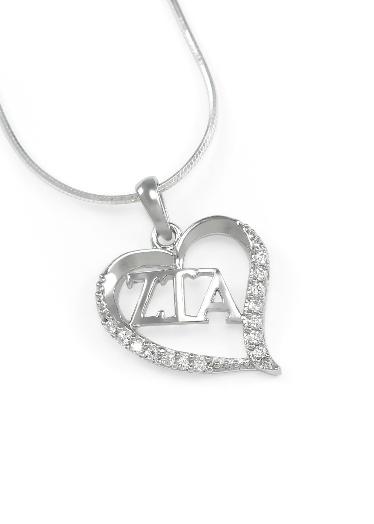 Heart Zeta Tau Alpha Necklace/Pendant | Zeta Tau Alpha Gear - The ...