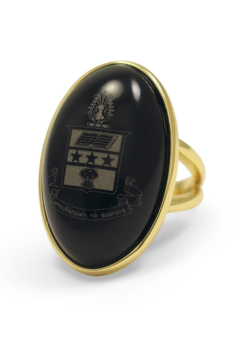 Alpha Chi Omega Crest Ring | Alpha Chi Omega Gifts - The Collegiate ...