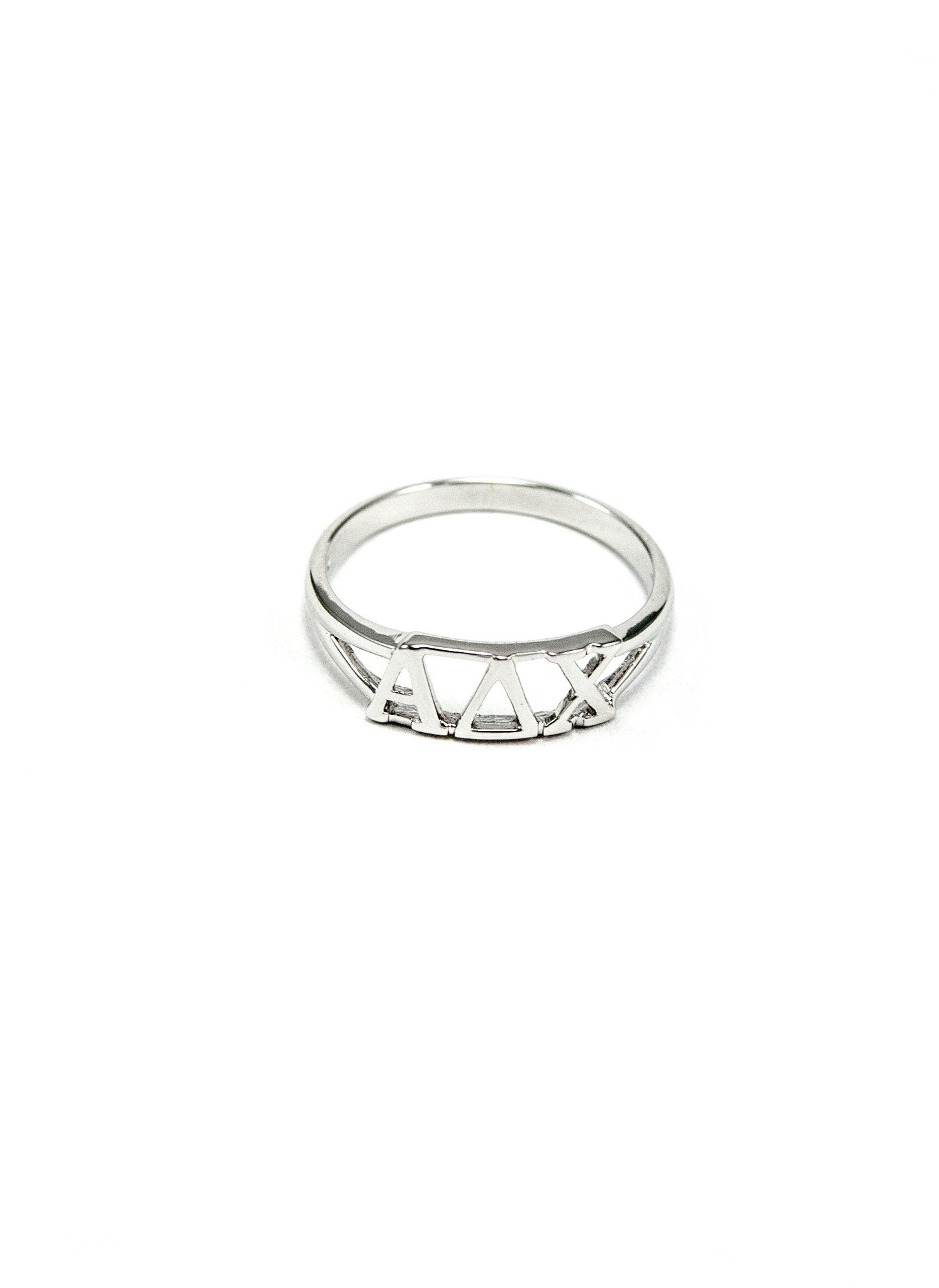 Cute Sterling Silver Alpha Delta Chi Sorority Apparel Ring - The ...