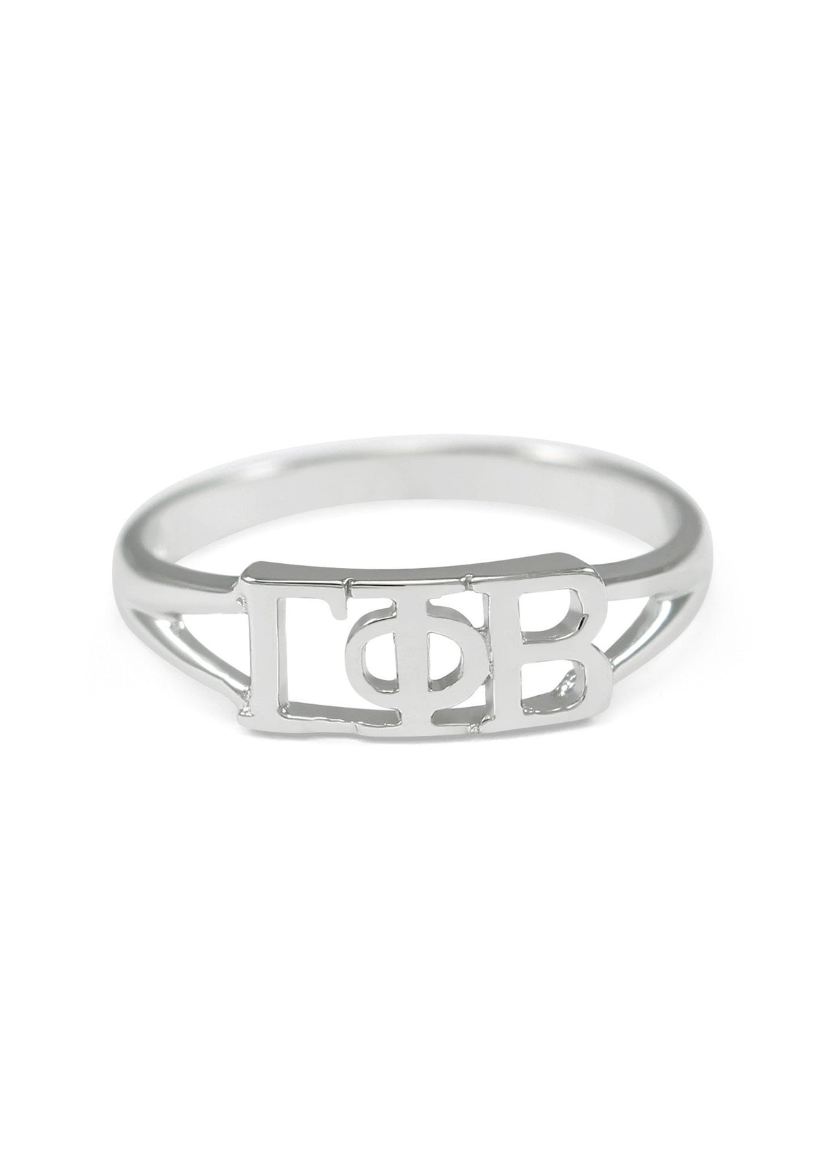 Gamma Phi Beta Ring - Sterling Silver | The Collegiate Standard