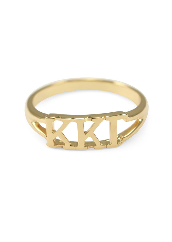 Kappa Kappa Gamma Sunshine Gold Ring | ΚΚΓ Sorority Jewelry - The ...