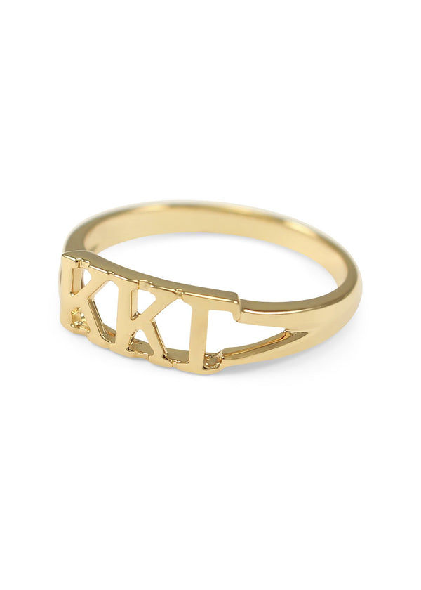 Kappa Kappa Gamma Sunshine Gold Ring | ΚΚΓ Sorority Jewelry - The ...