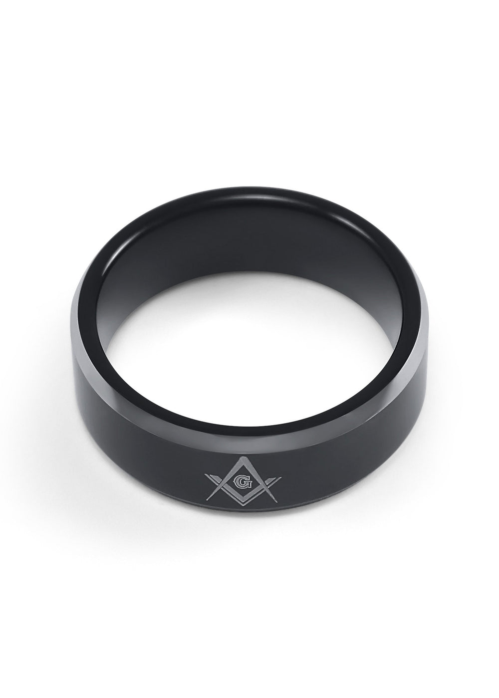 Tungsten Masonic Ring | Freemasons Ring | Mens Masonic Ring - The ...