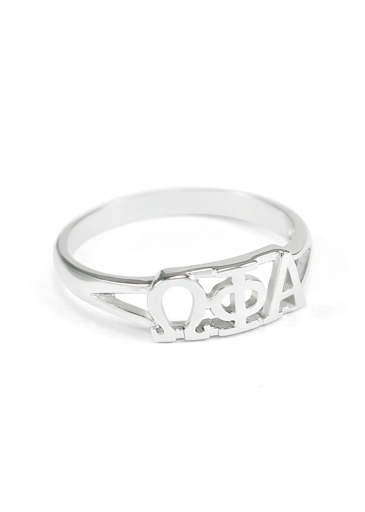 Silver Omega Phi Alpha Ring | Omega Phi Alpha Merchandise - The ...