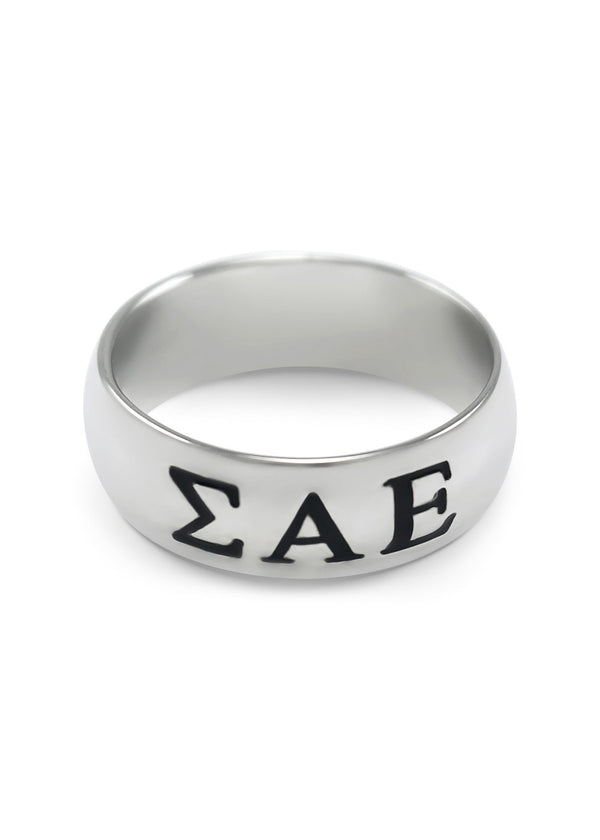 Silver Sigma Alpha Epsilon Ring | Sigma Alpha Epsilon Jewelry - The ...