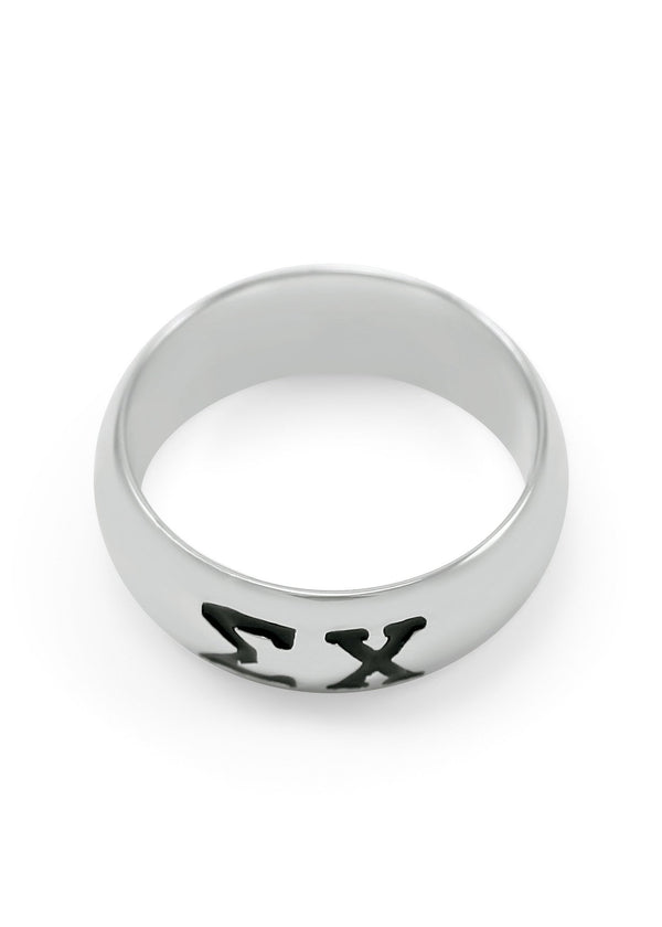Sigma Chi Brotherhood Ring | Sterling Silver Wide Fraternity Ring - The ...