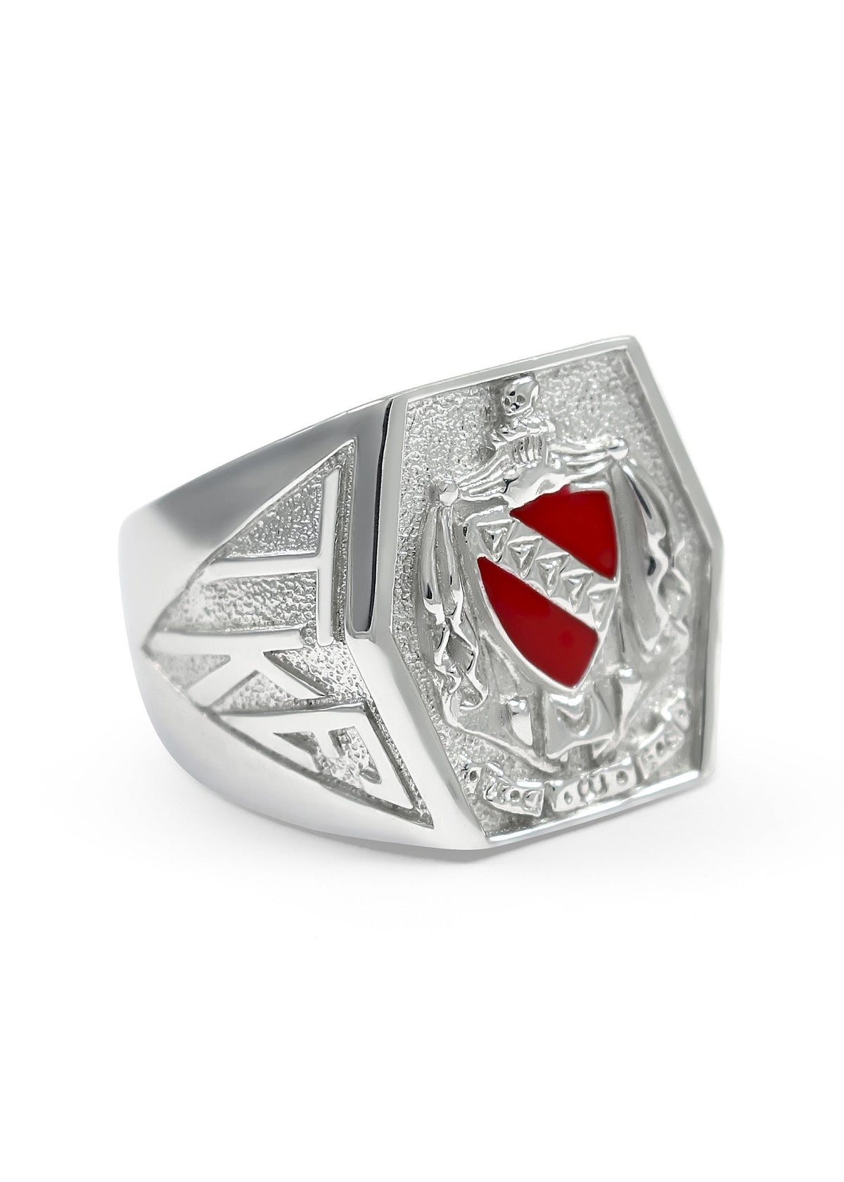 Tau Kappa Epsilon Sterling Silver Crest Ring - The Collegiate Standard