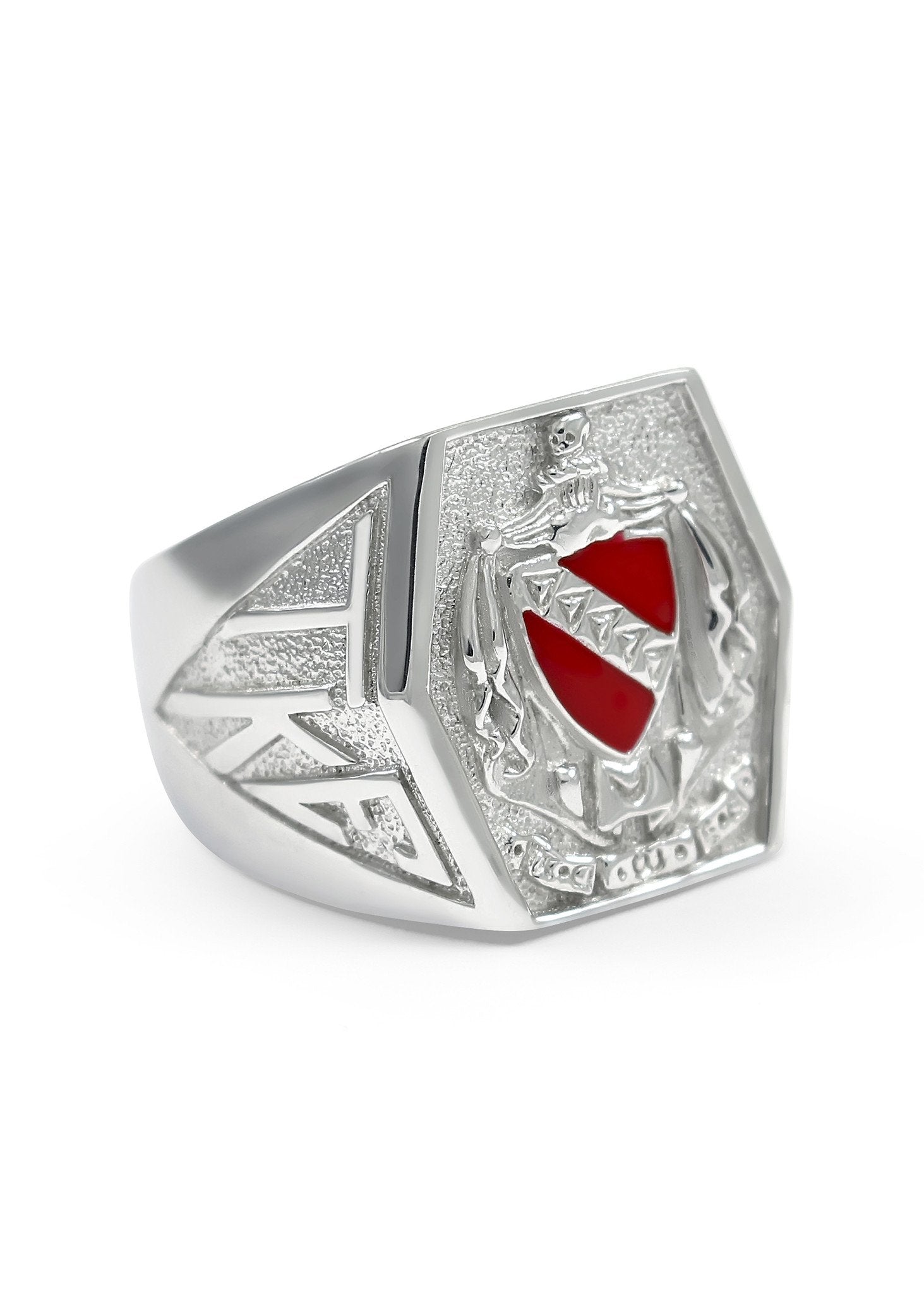 Tau Kappa Epsilon Sterling Silver Crest Ring - The Collegiate Standard