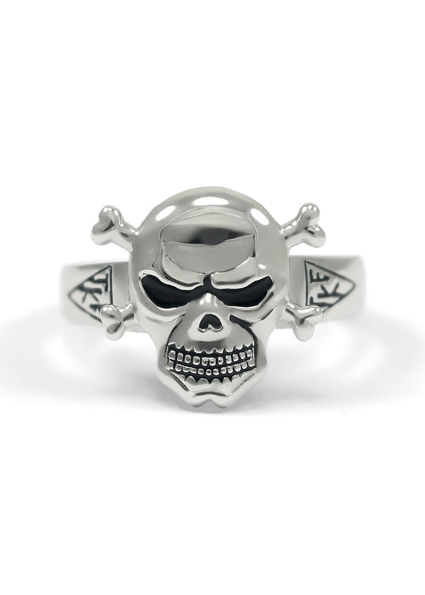 Silver Tau Kappa Epsilon Ring | TKE Skull Ring - The Collegiate Standard