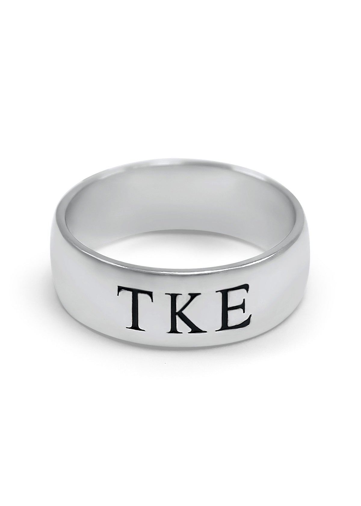 Silver Tau Kappa Epsilon Ring | TKE Skull Ring - The Collegiate Standard