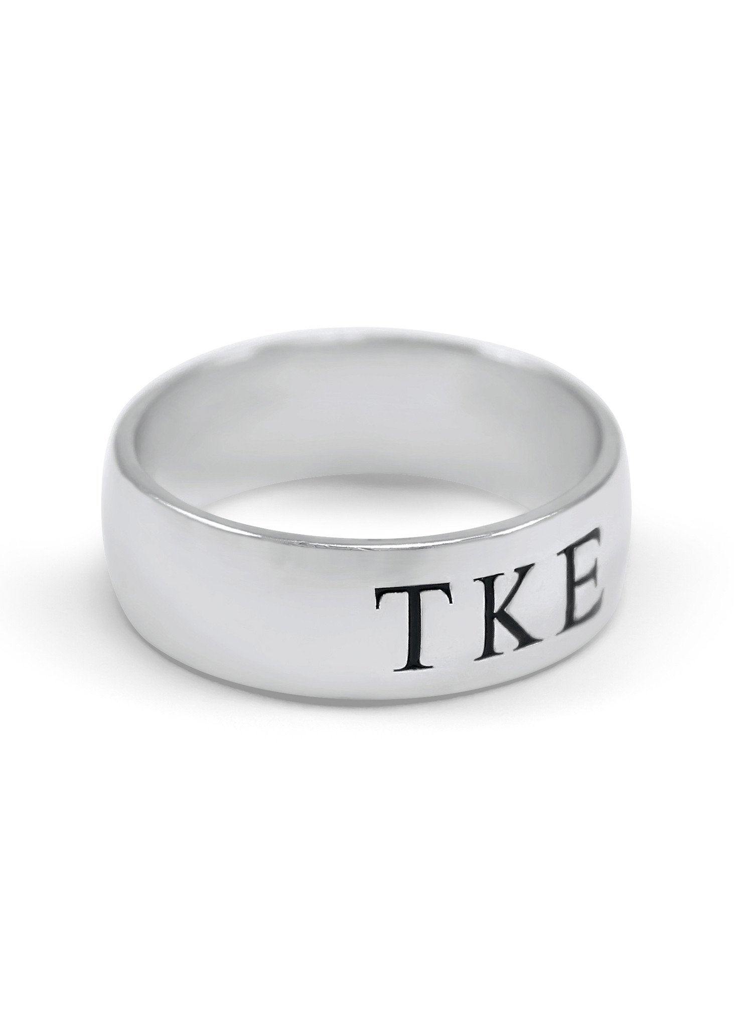 Tau Kappa Epsilon Sterling Silver Crest Ring - The Collegiate Standard