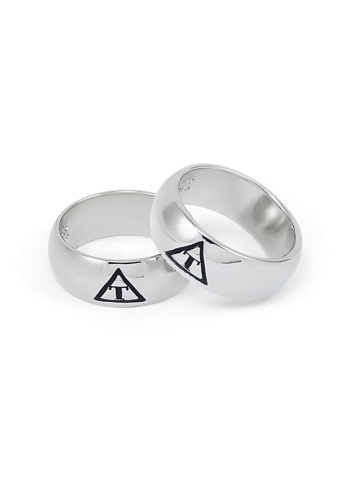 Silver Triangle Fraternity Ring | Triangle Fraternity Gear - The ...
