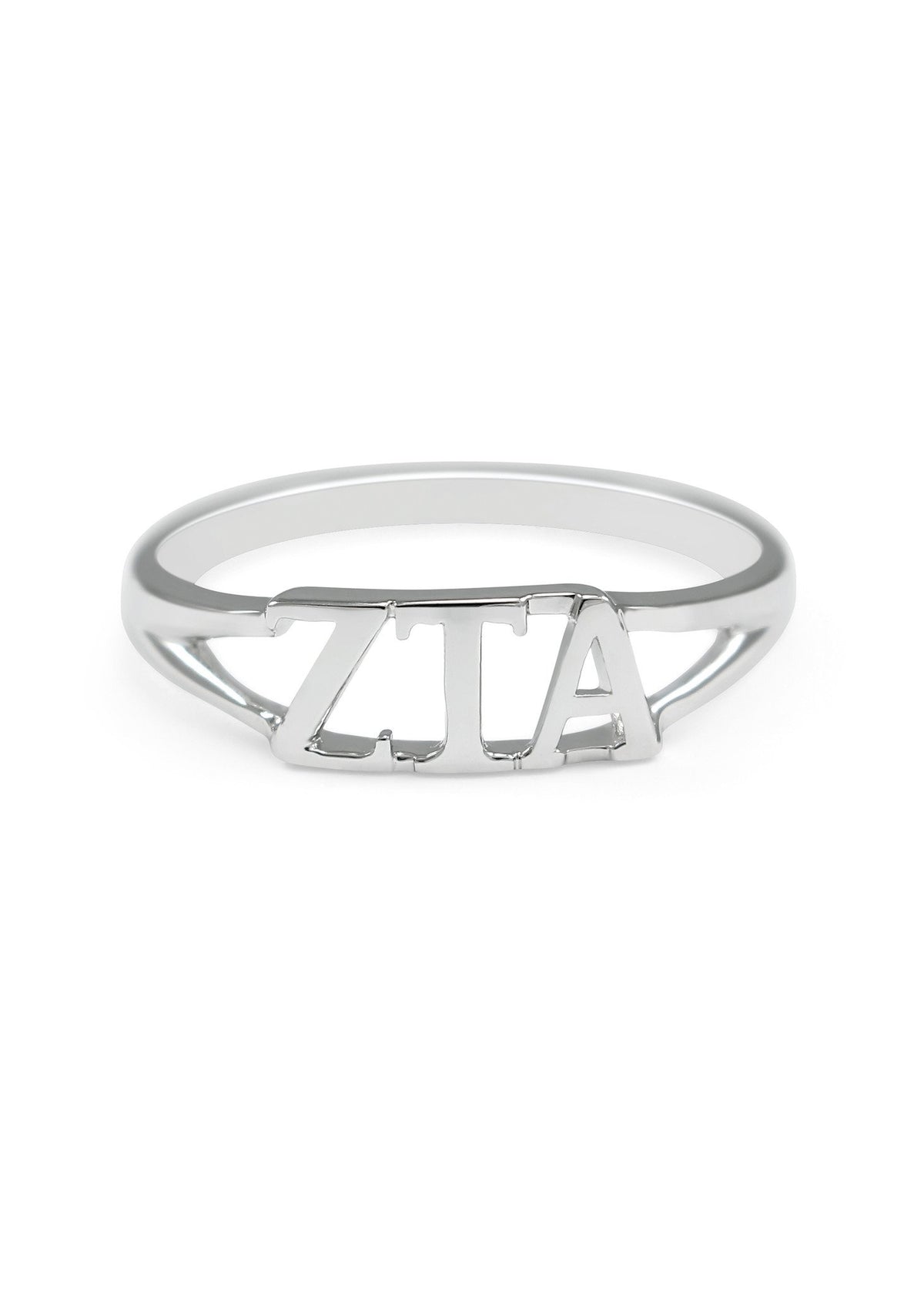 Zeta Tau Alpha Sterling Silver Ring | ZTA Sorority Jewelry and ...