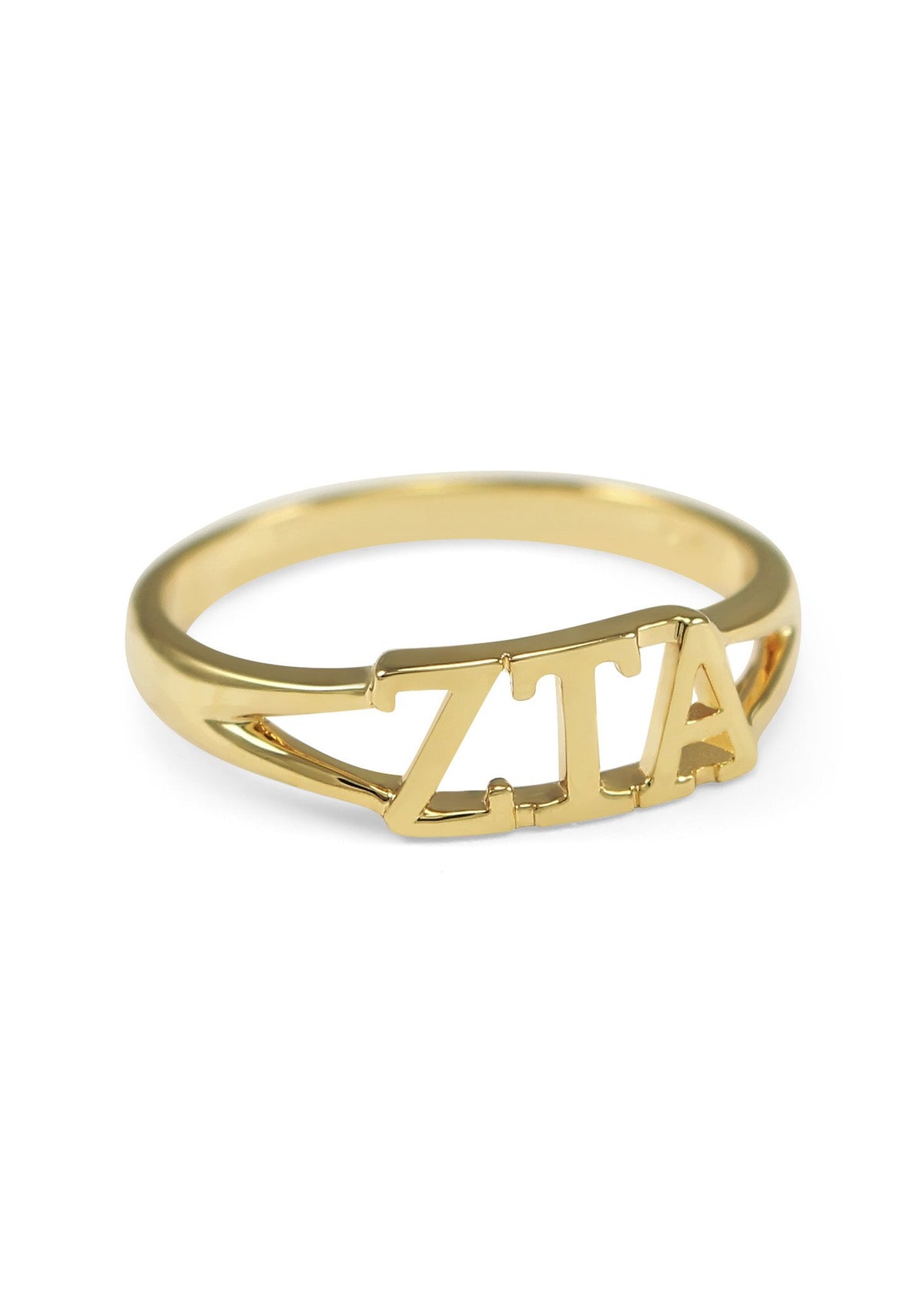 Gold Zeta Tau Alpha Ring | Buy Zeta Tau Alpha Jewelry - The Collegiate ...