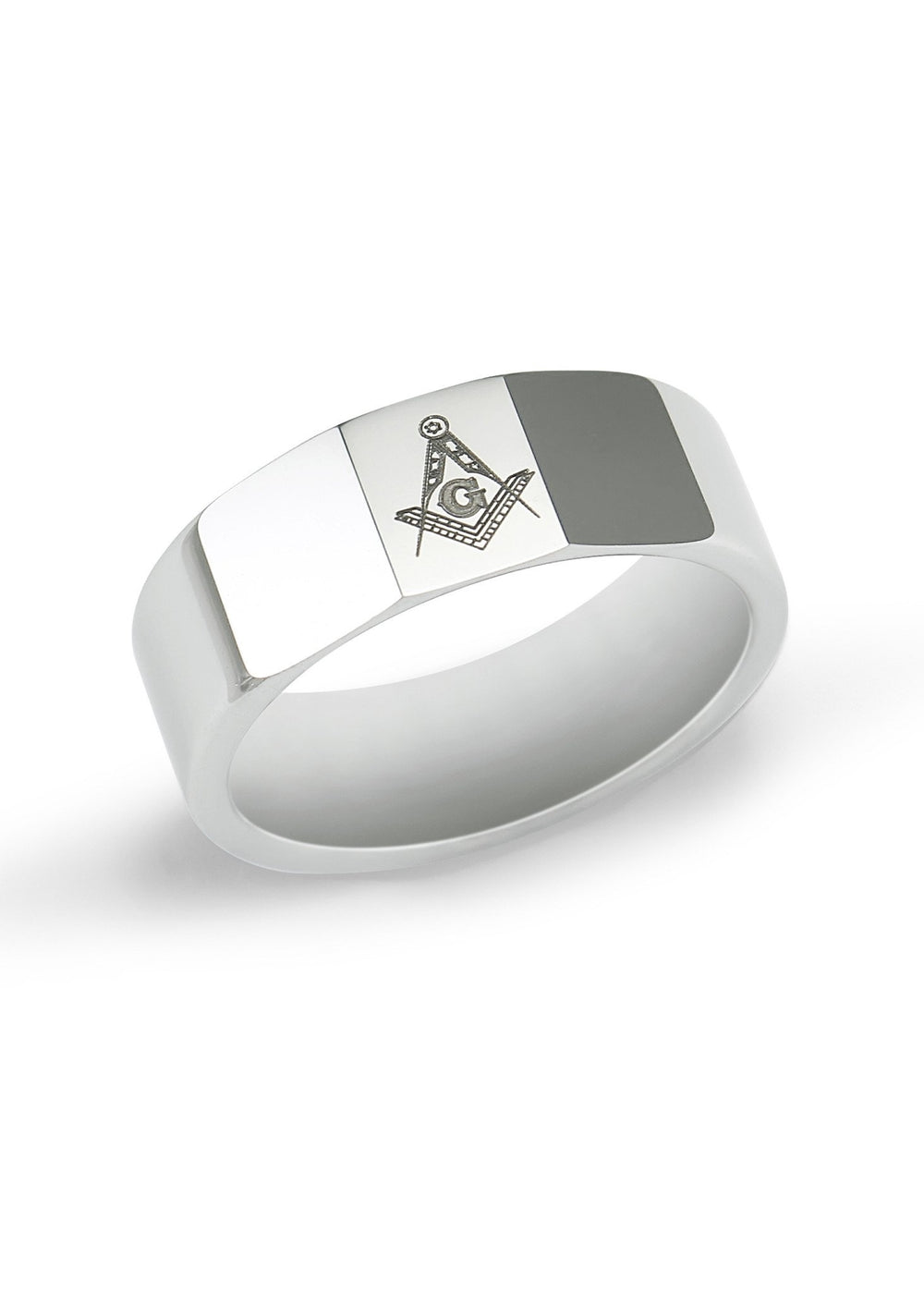 Tungsten Masonic Ring | Freemasons Ring | Mens Masonic Ring - The ...